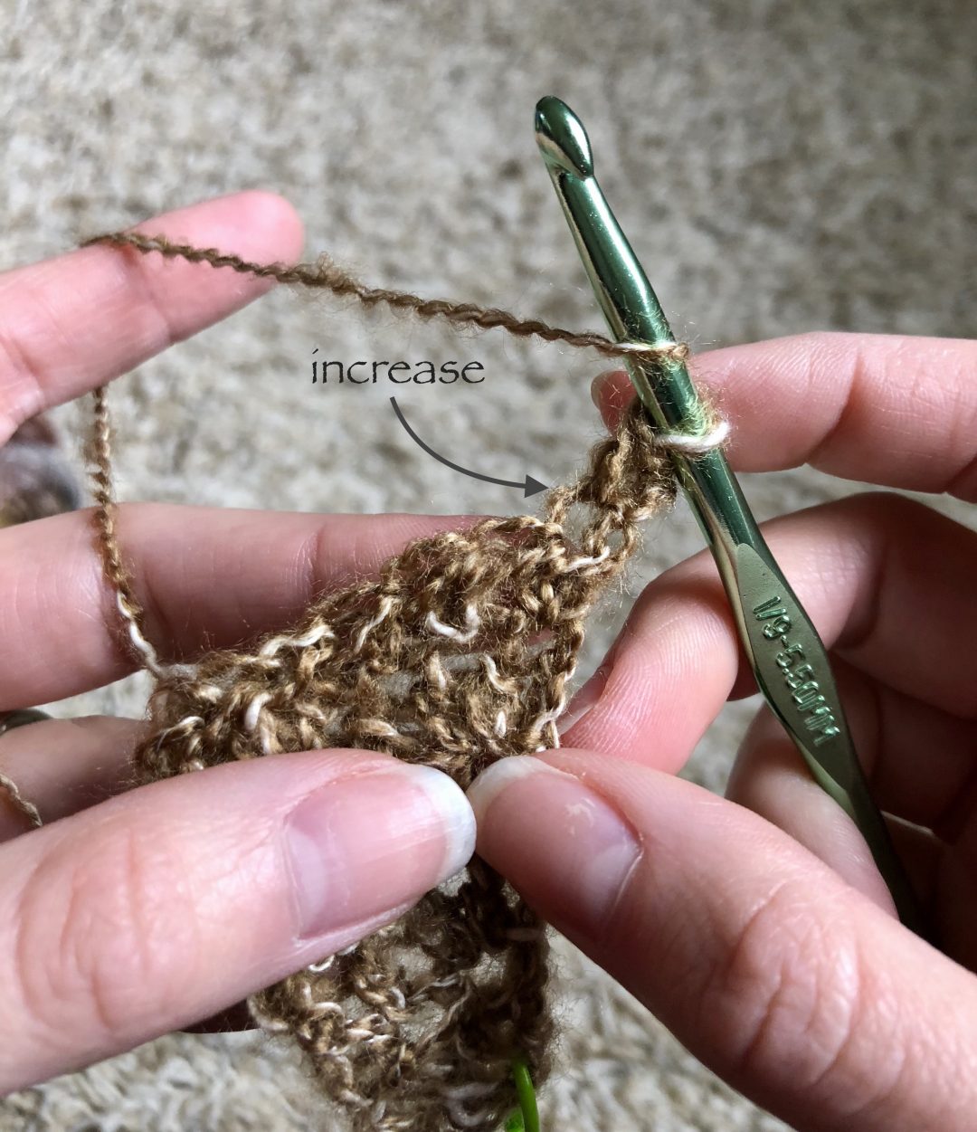 Beginner Friendly Triangle Scarf- Free Pattern - A Purpose and A Stitch