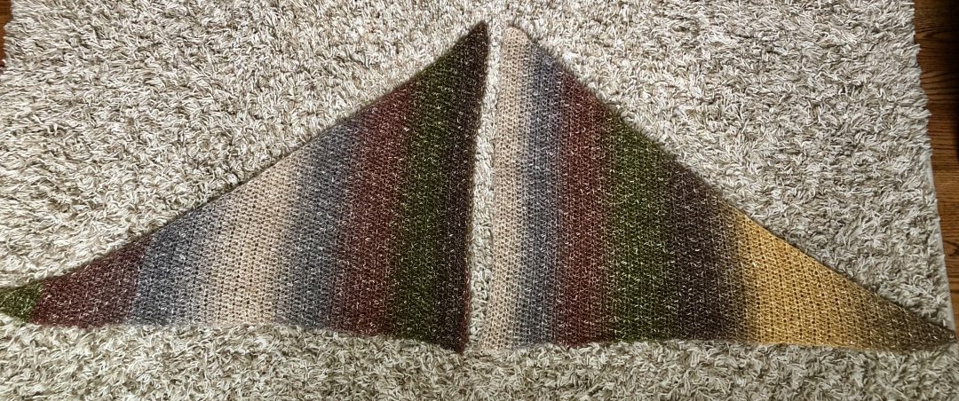Beginner Friendly Triangle Scarf- Free Pattern - A Purpose and A Stitch