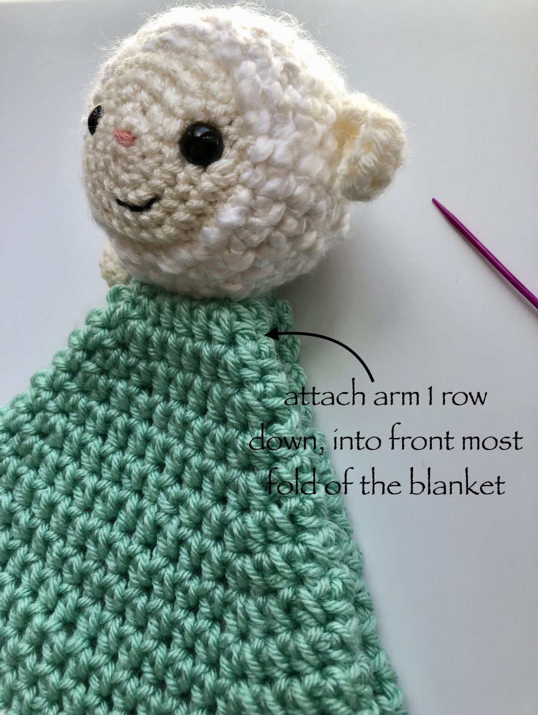 Lambie the Lovey- Free Pattern - A Purpose and A Stitch