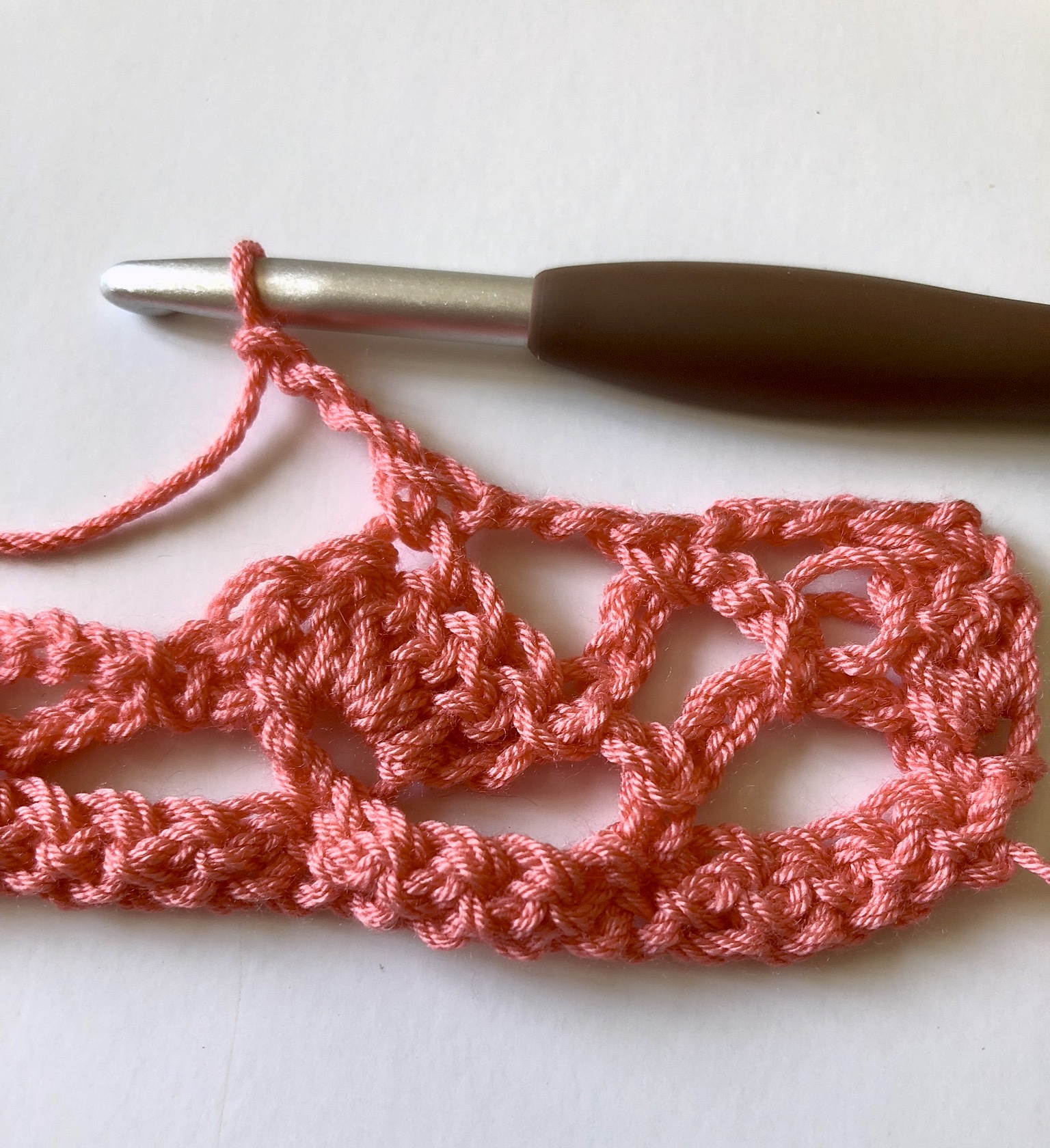 "Mesh and Shells" Crochet Stitch Tutorial - A Purpose and A Stitch