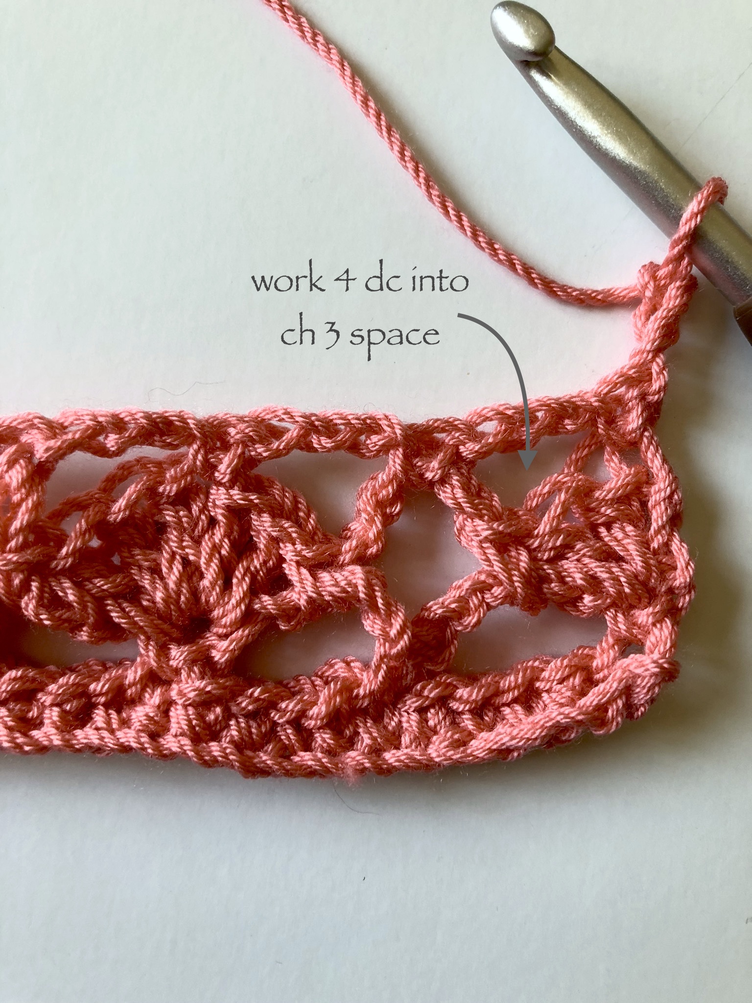 "Mesh and Shells" Crochet Stitch Tutorial - A Purpose and A Stitch