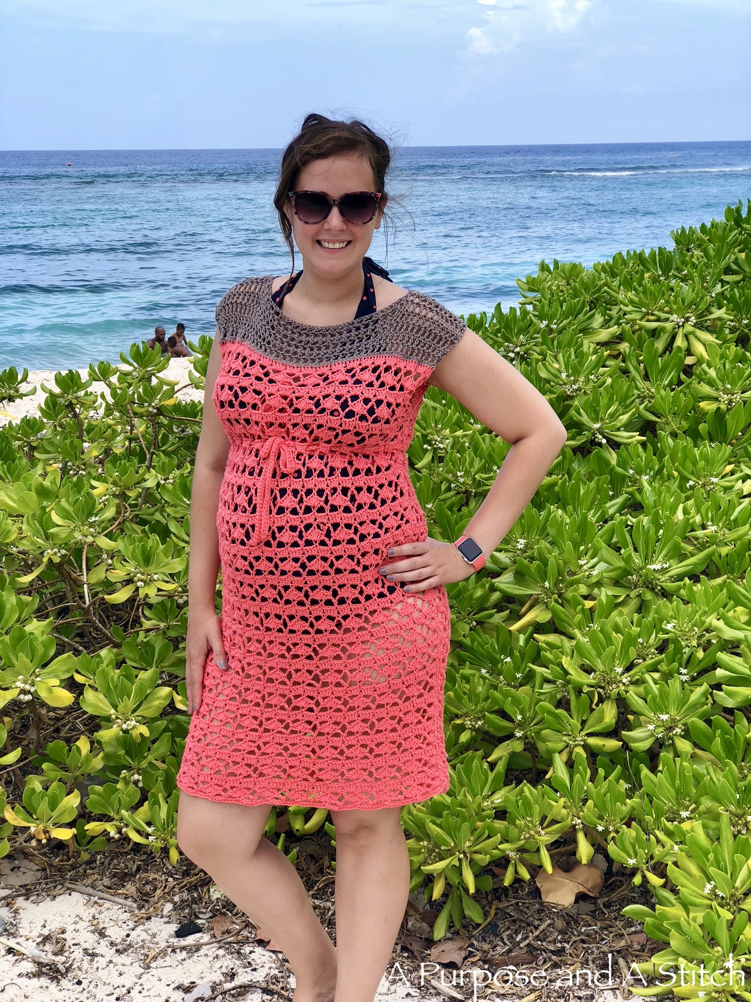 Sea and Shells Beach Dress- Free Pattern - A Purpose and A Stitch