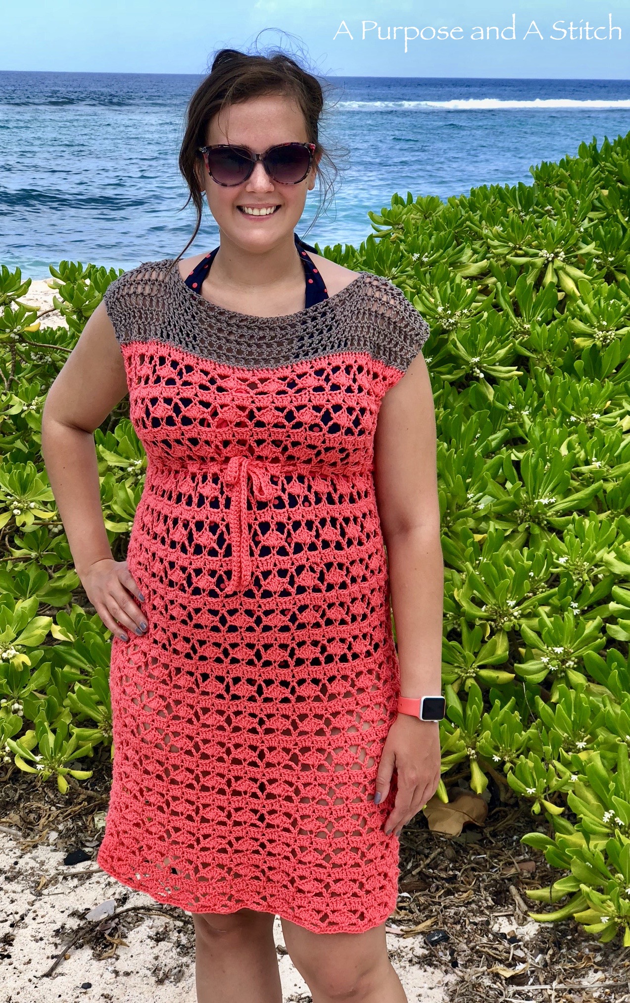 Sea and Shells Beach Dress- Free Pattern - A Purpose and A Stitch