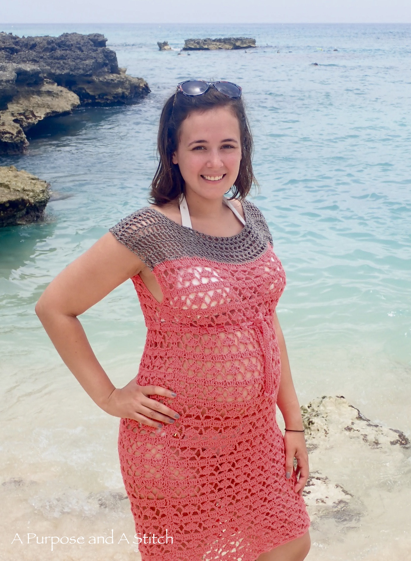 Sea and Shells Beach Dress- Free Pattern - A Purpose and A Stitch