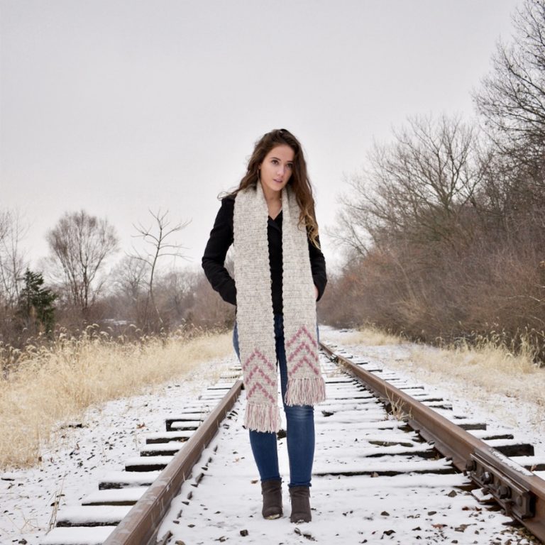 Bobbles Up Scarf- Free Crochet Pattern - A Purpose and A Stitch