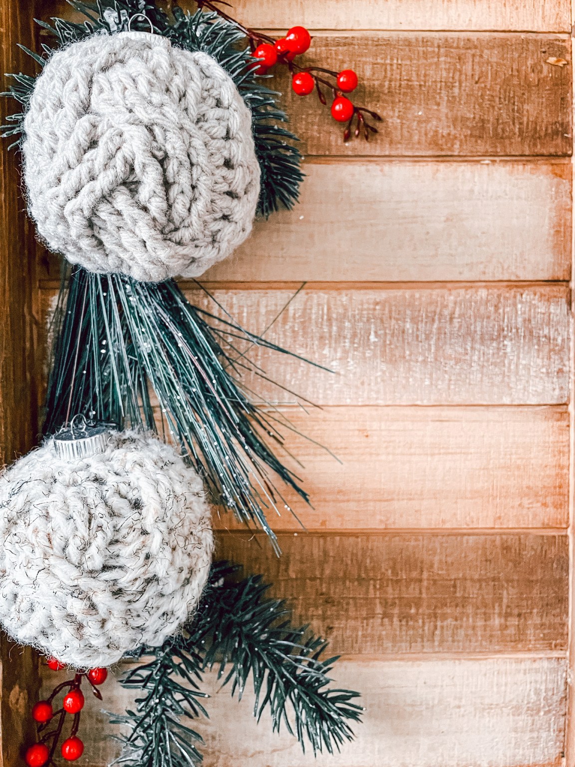 Cabled Ornament Cozy - A Purpose and A Stitch